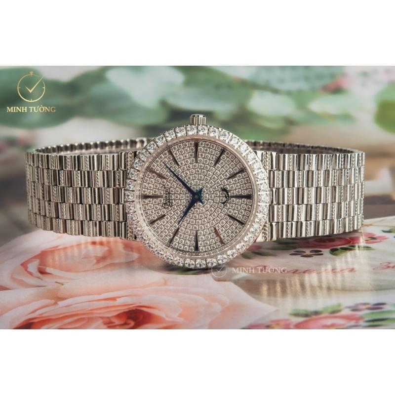 Đồng Hồ Ogival 377L-W-ND-DA - Nữ - 30,5mm - Kính Sapphire - Quartz (Pin ...